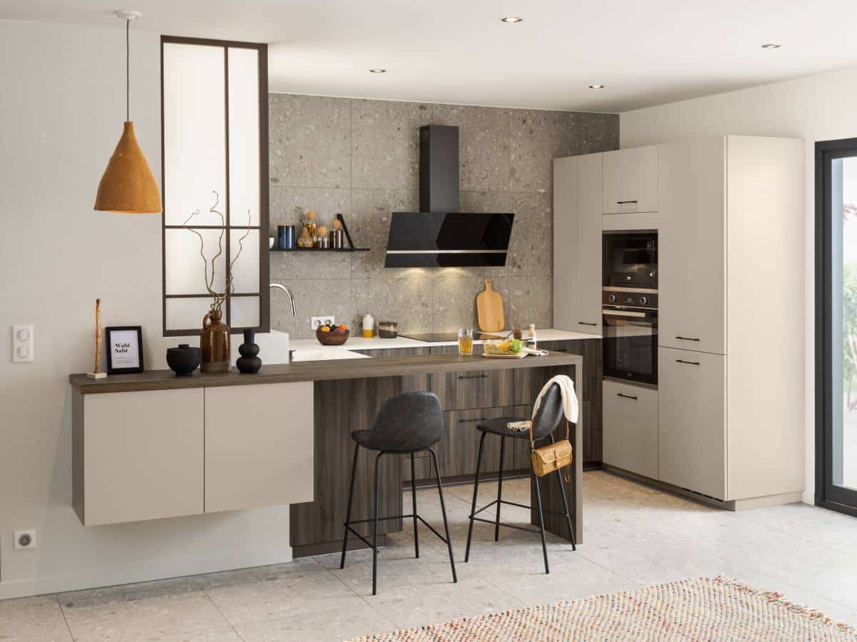 3 modèles design de cuisine équipées